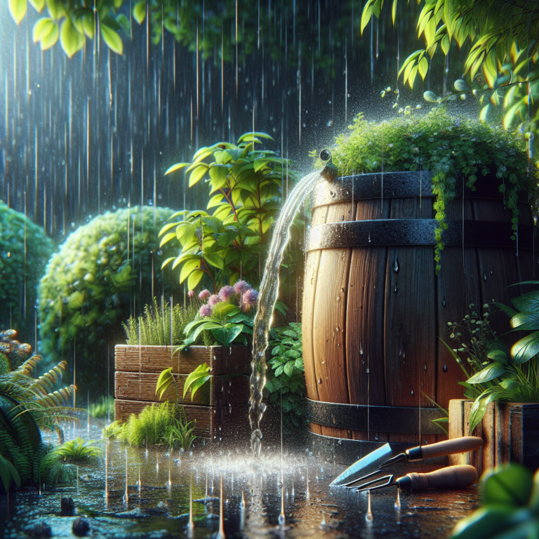 Sådan opsamler du regnvand i din have med en regnvandstønde - FOL Bolig